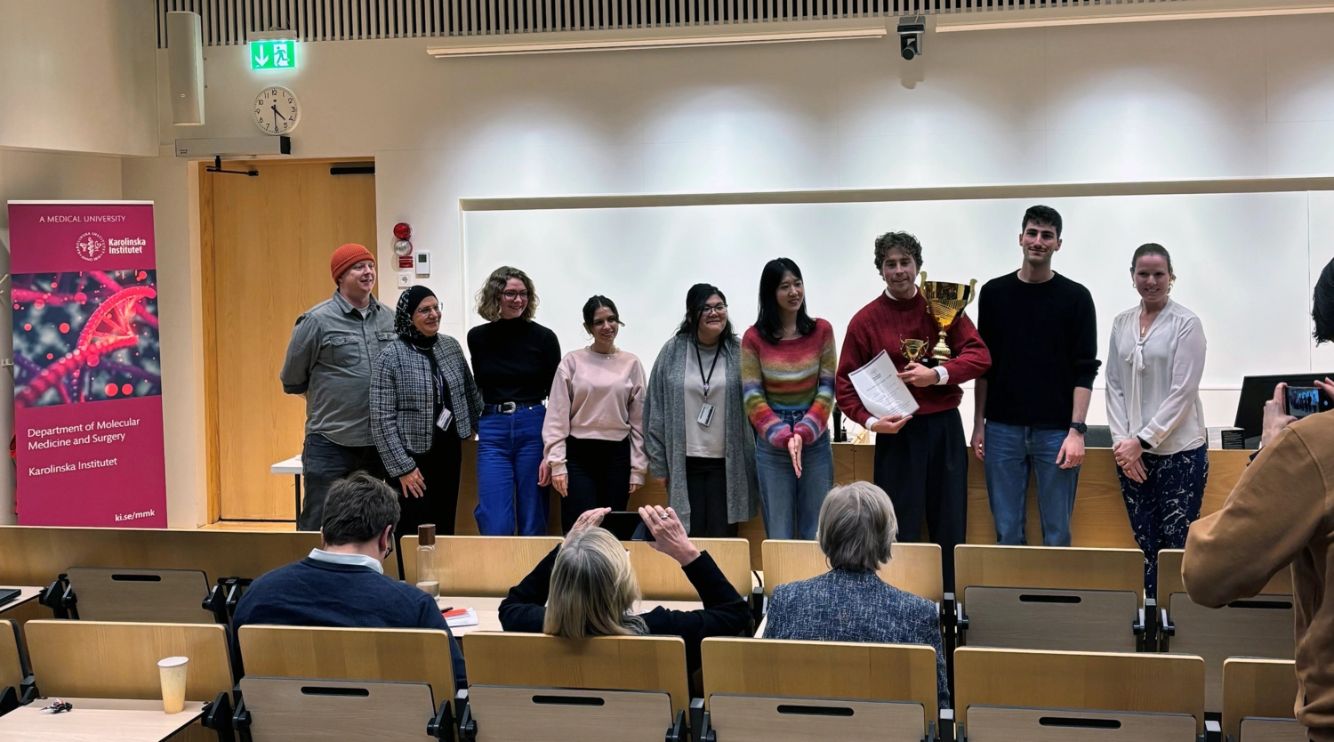 Daniel Andersson wins the MMK Research Grand Prix 2025 | Karolinska ...