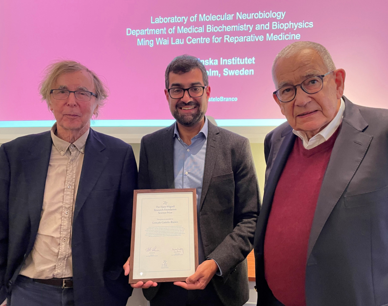 Gonçalo Castelo-Branco receives the Hans Wigzell Research Foundation’s ...