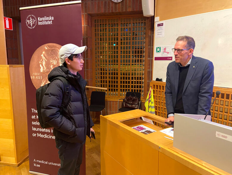 Students invited to Nobel lecture behind the scenes | Karolinska Institutet